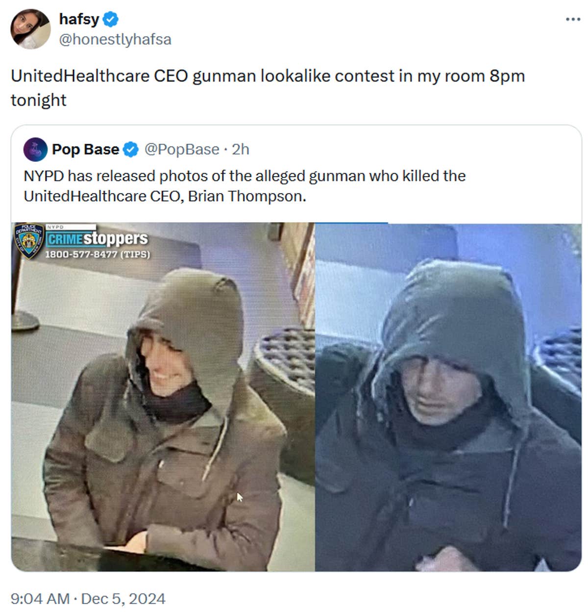 The Internet Is Mad Thirsty For The UHC CEO Shooting Suspect