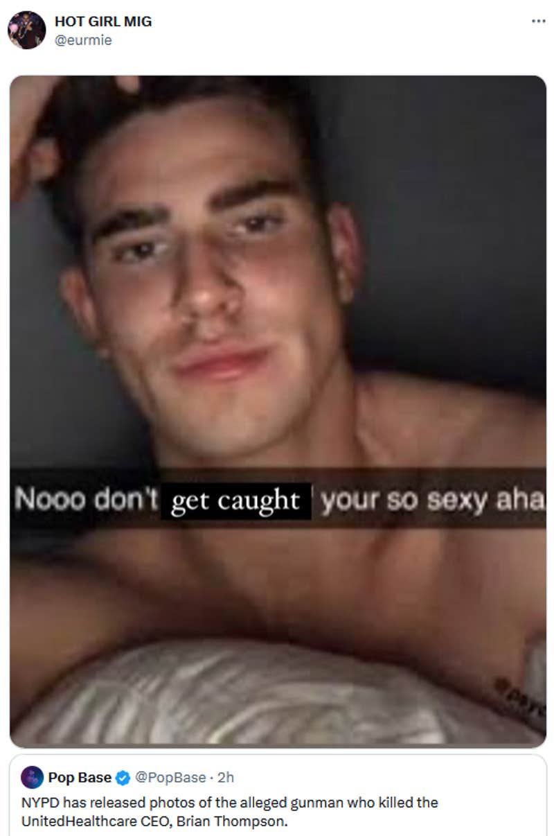 The Internet Is Mad Thirsty For The UHC CEO Shooting Suspect