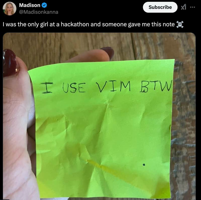 The 'only girl at a Hackathon' gets asked out via Post-it note—then all ...
