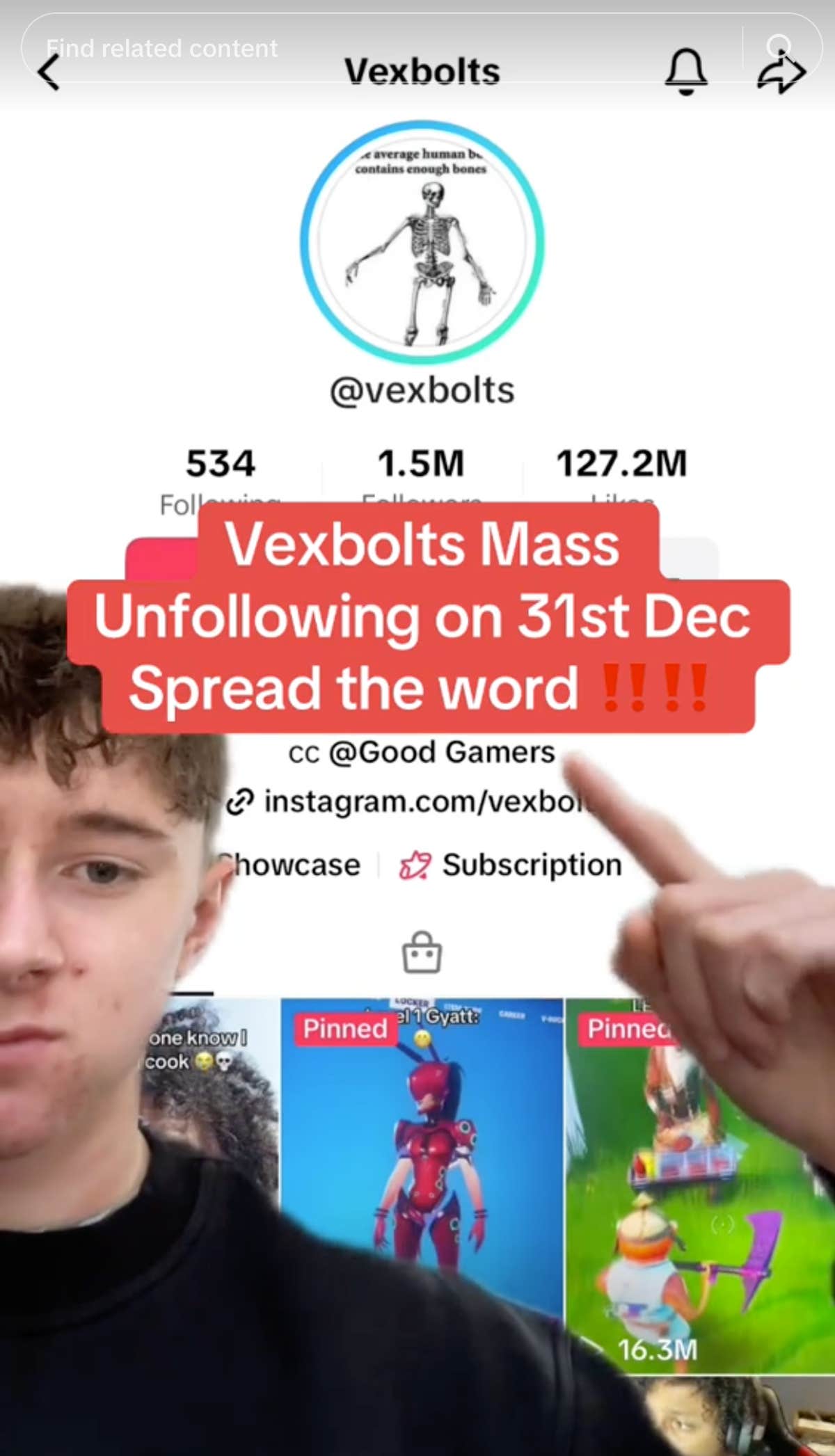 What Is The Vexbolts Mass Unfollowing Event? MrBeast Weighs In