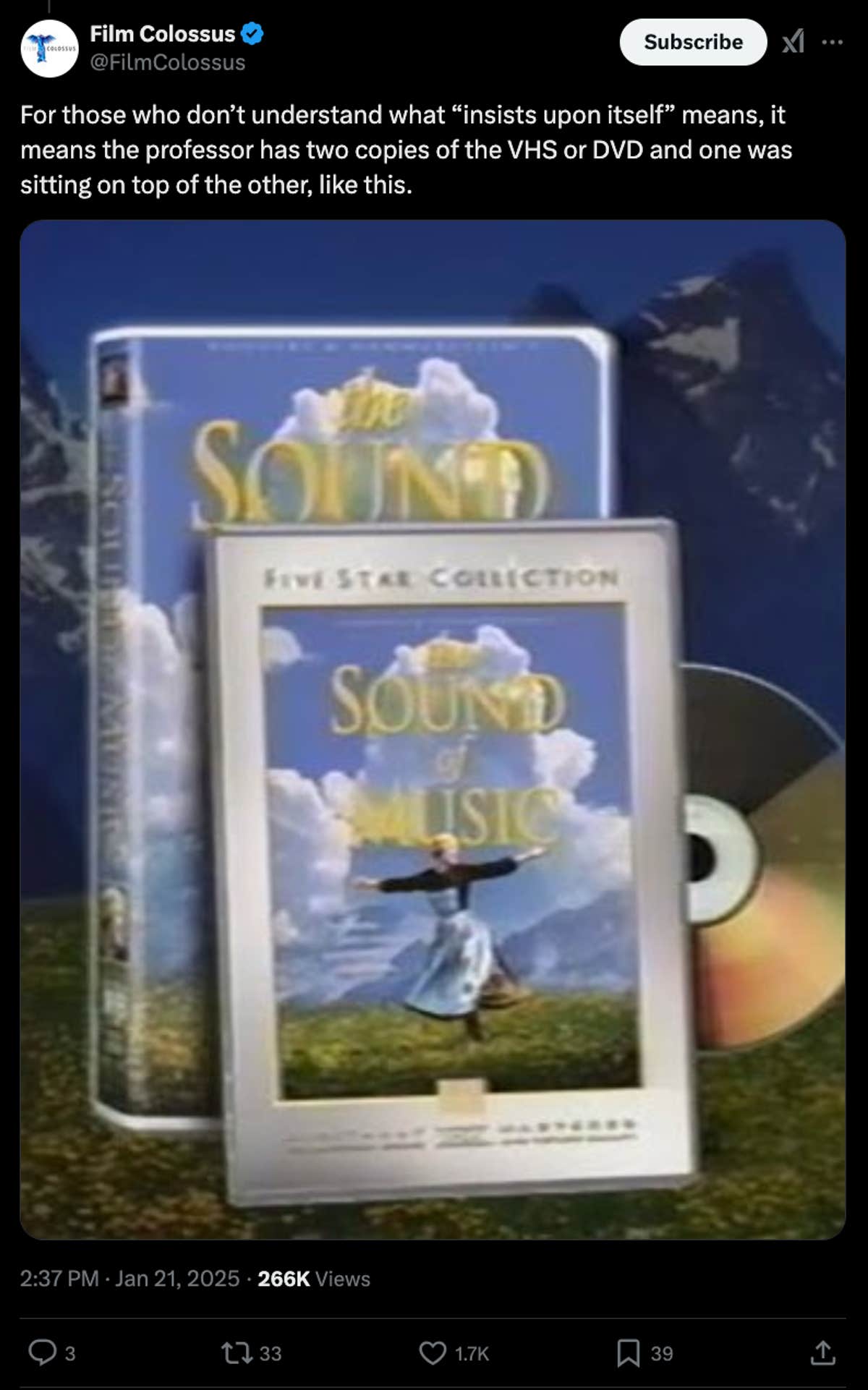 Seth MacFarlane breaks down the 'It Insists Upon Itself' meme from ...