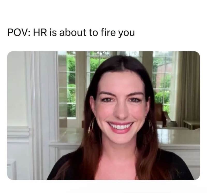 The Anne Hathaway Zoom Meme Is The Face Of Remote HR