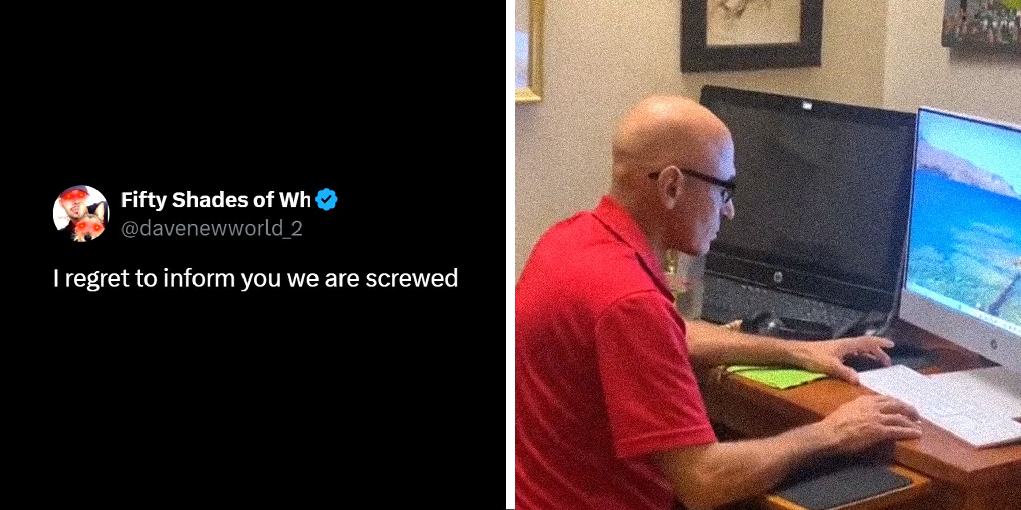 'Boomers media literacy is deep fried': Man shares worrying example of ...