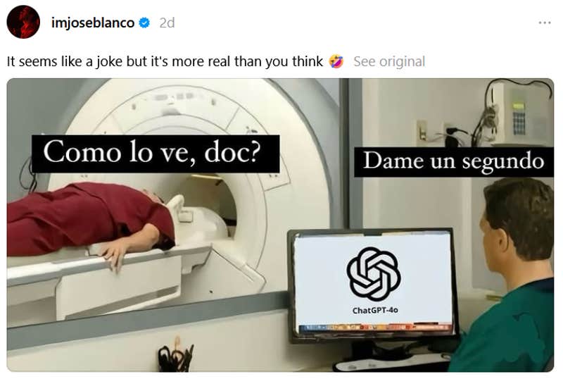 'So Accurate It's Not Funny': The ChatGPT Scan Meme Imagines A Grim Future