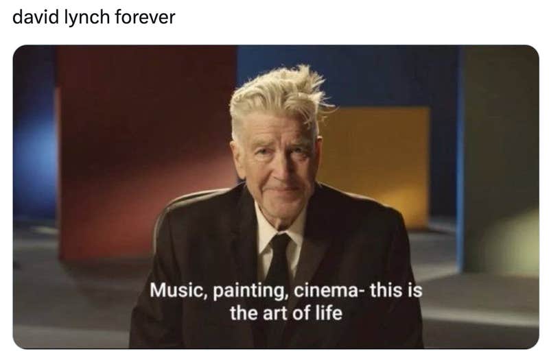 30 Funniest David Lynch Memes Honoring The Late, Great Director