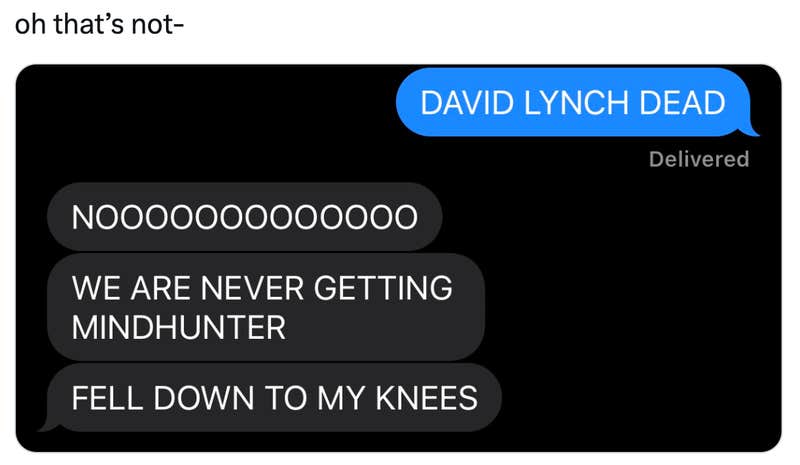 30 Funniest David Lynch Memes Honoring The Late, Great Director