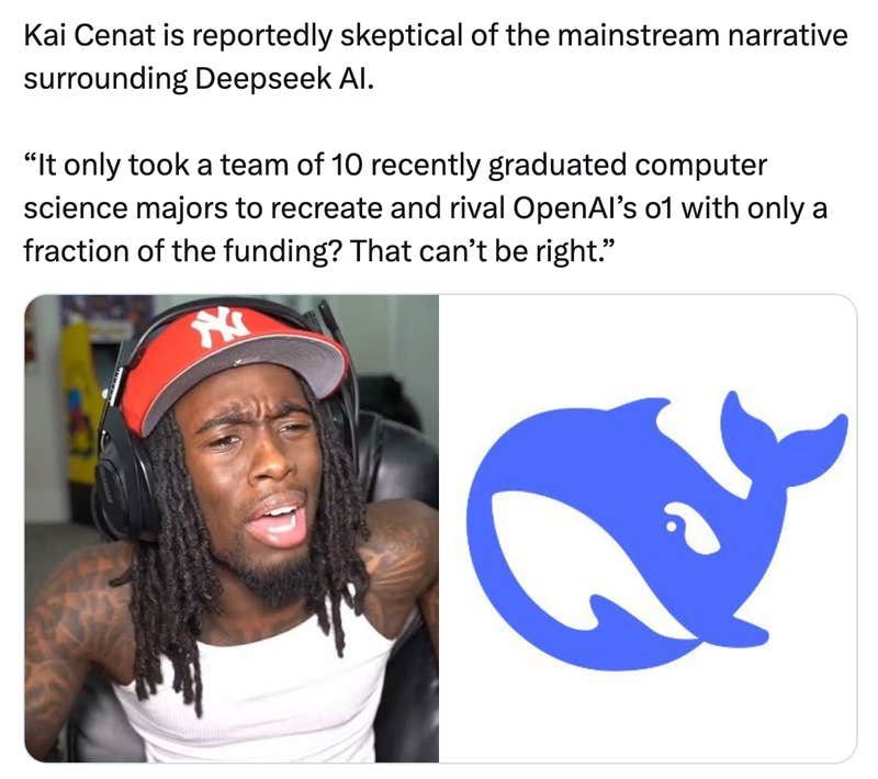 DeepSeek memes are roasting American A.I. giants