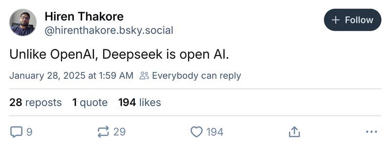 DeepSeek memes are roasting American A.I. giants