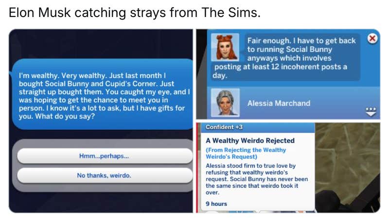 Elon Musk’s Movements Are So Uncanny People Are Comparing Him to a Sim