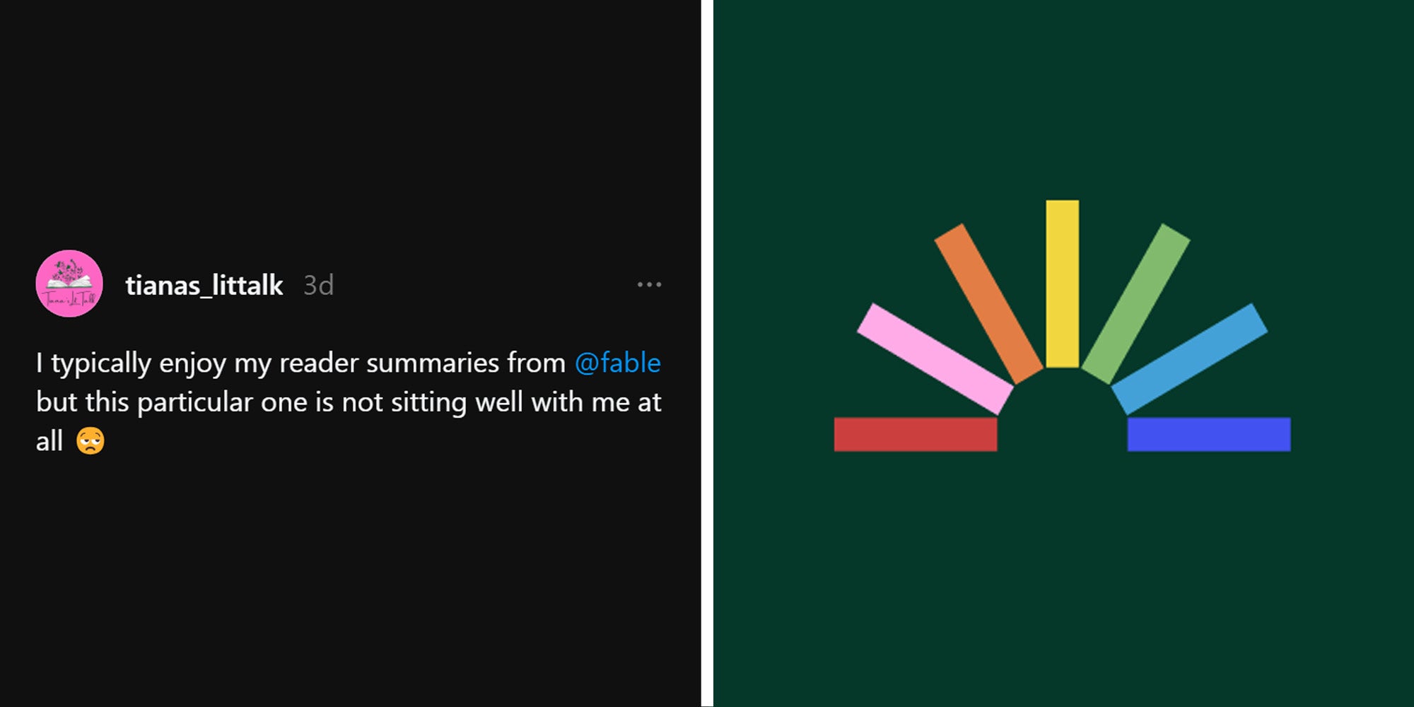 Fable App's AI Tells User To Read More Books By White Authors