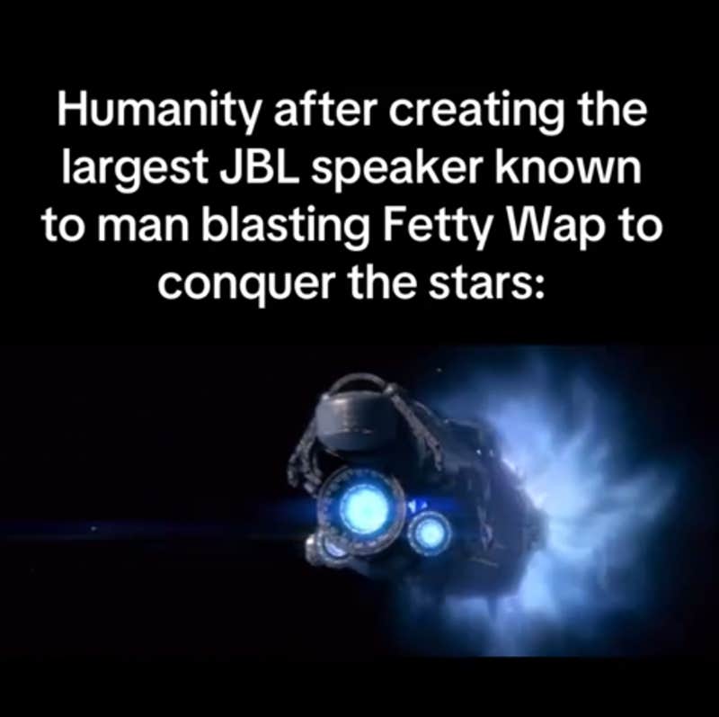 Blasting history with Fetty Wap: The JBL Speaker meme rewriting the past