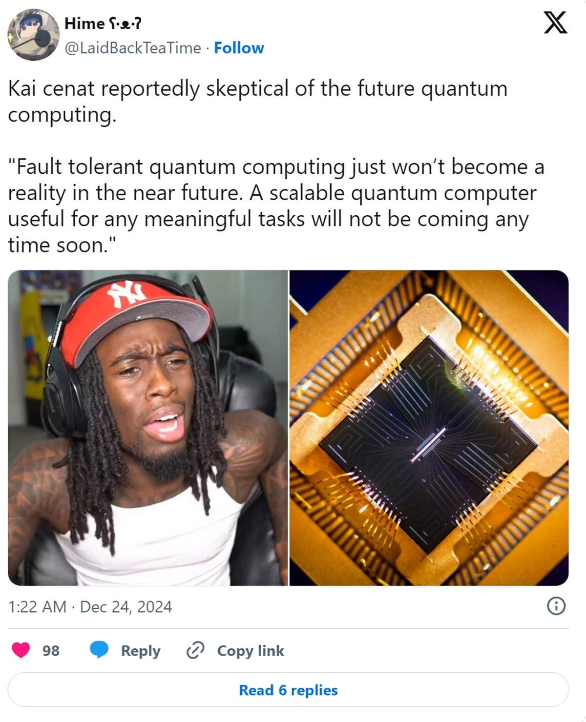 The Kai Cenat Reportedly Skeptical Meme, Explained