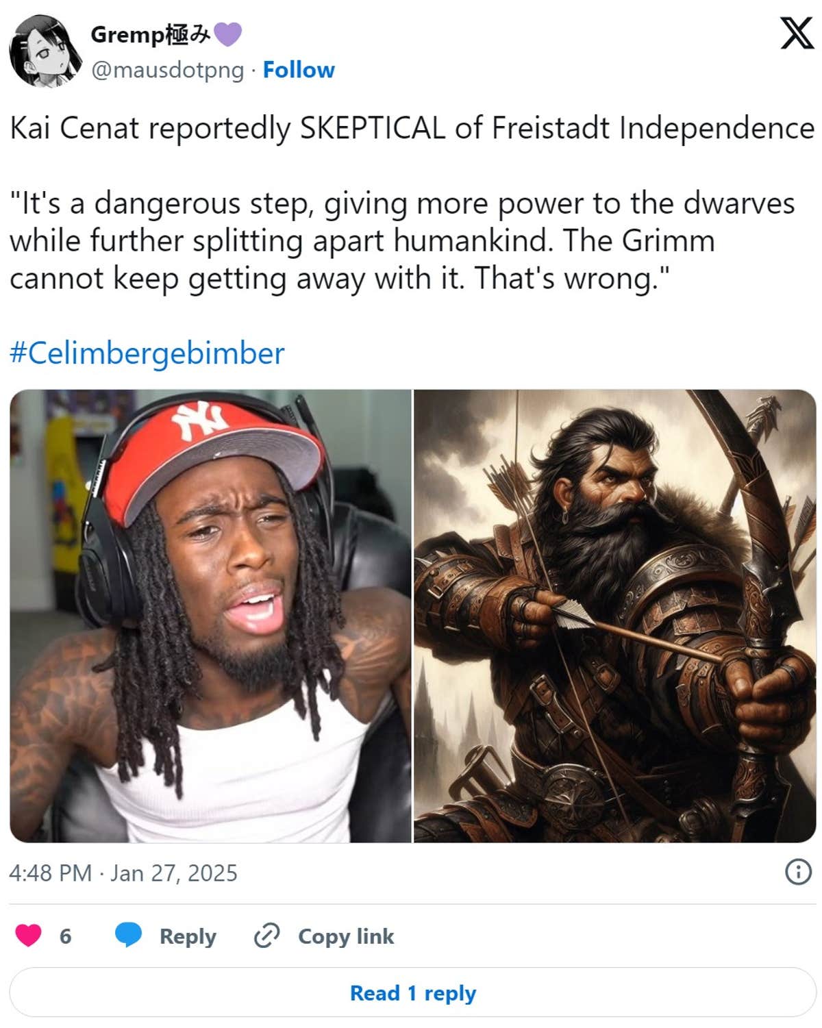 The Kai Cenat Reportedly Skeptical Meme, Explained