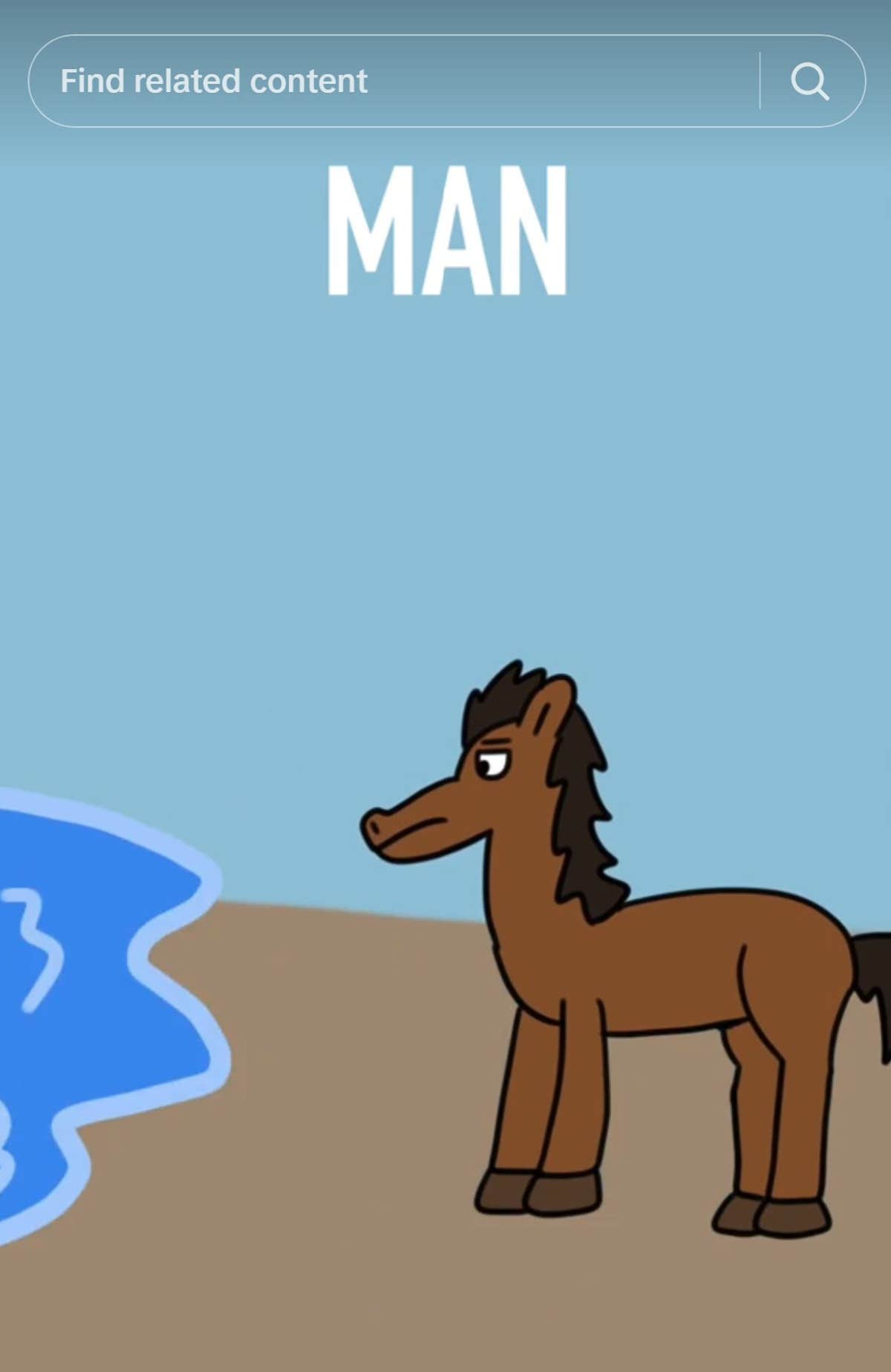 The Man Horse Meme: part man, part horse, all meme
