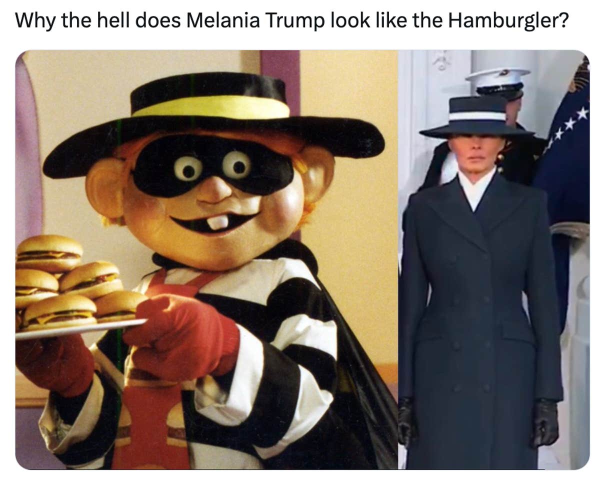 28 Of The Funniest Melania Hat Memes From Trump's Inauguration
