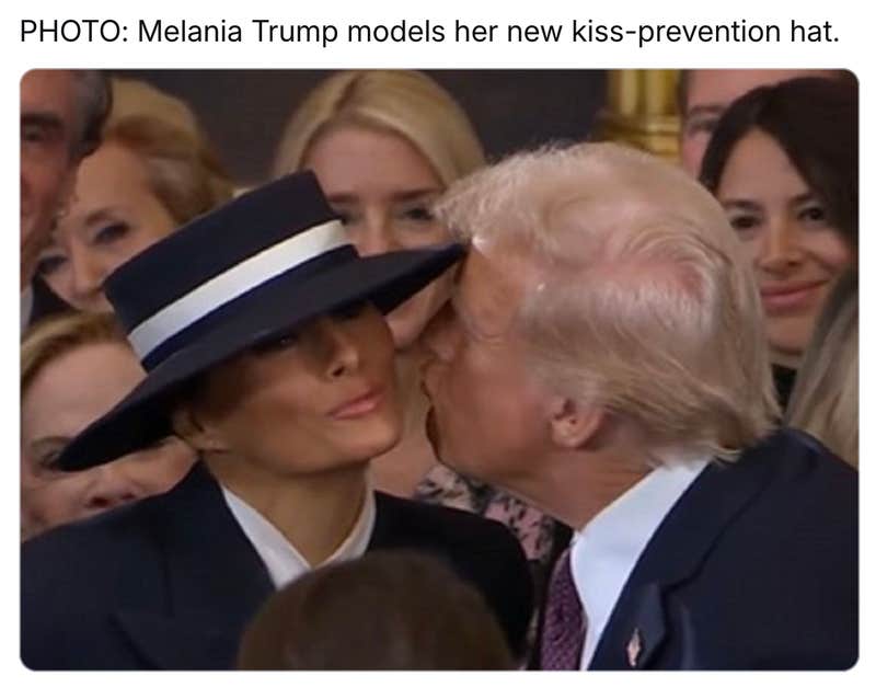 28 Of The Funniest Melania Hat Memes From Trump's Inauguration