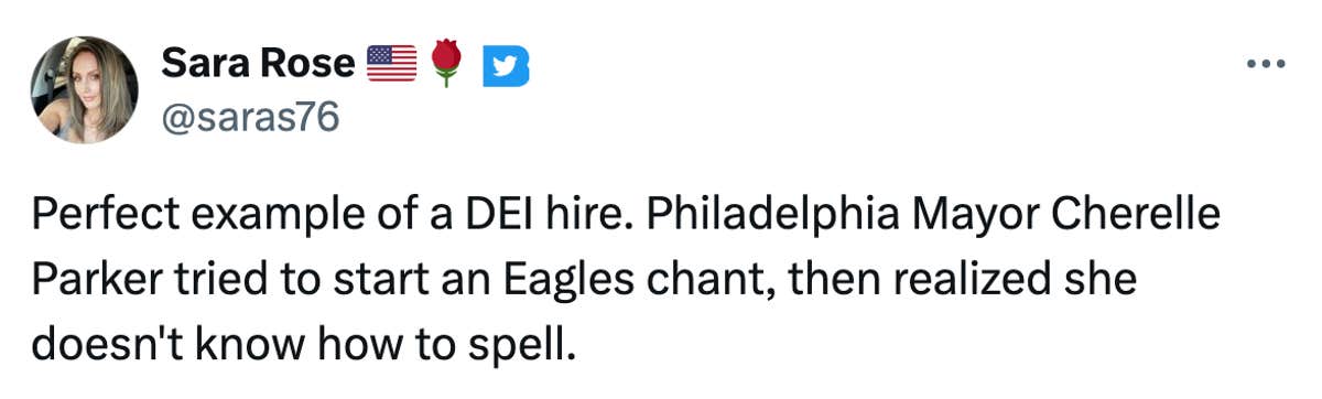 Philadelphia Mayor Cherelle Parker's misspelled eagles chant becomes a ...