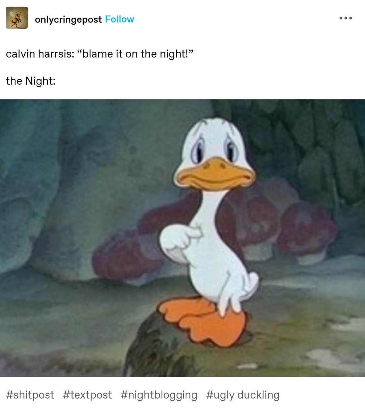 The ‘Sad Duck Pointing At Himself’ Meme, Explained