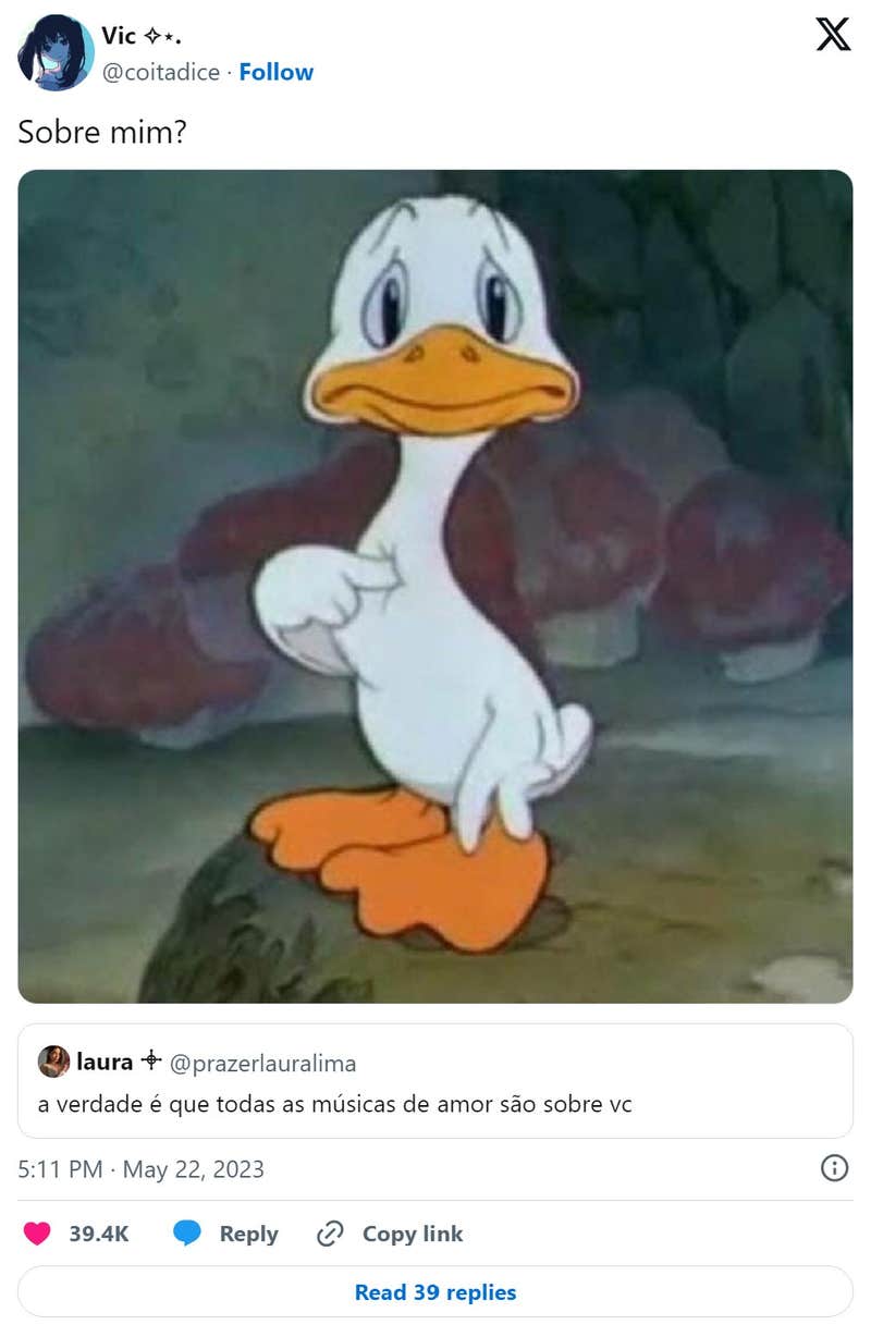 The ‘Sad Duck Pointing At Himself’ Meme, Explained