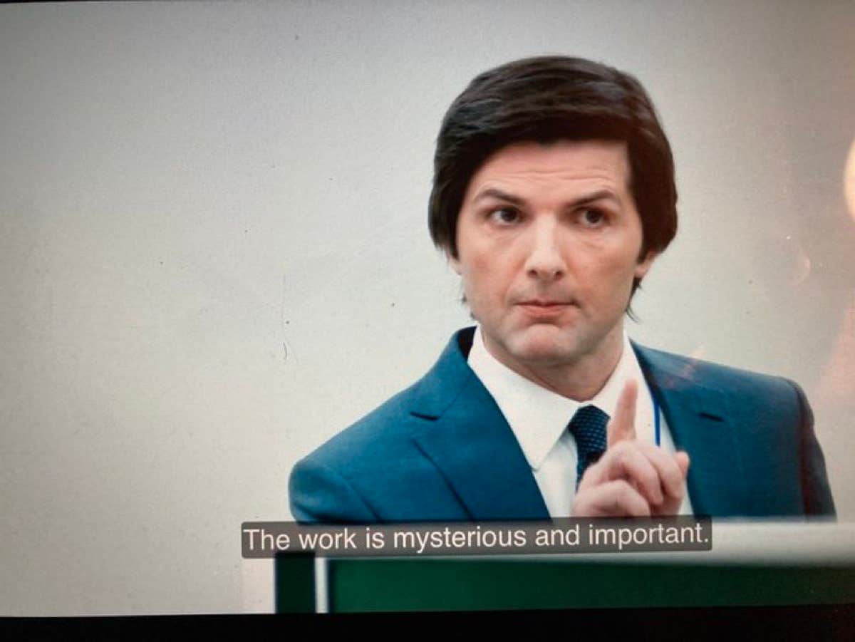 'The Work Is Mysterious And Important': So is this 'Severance' meme