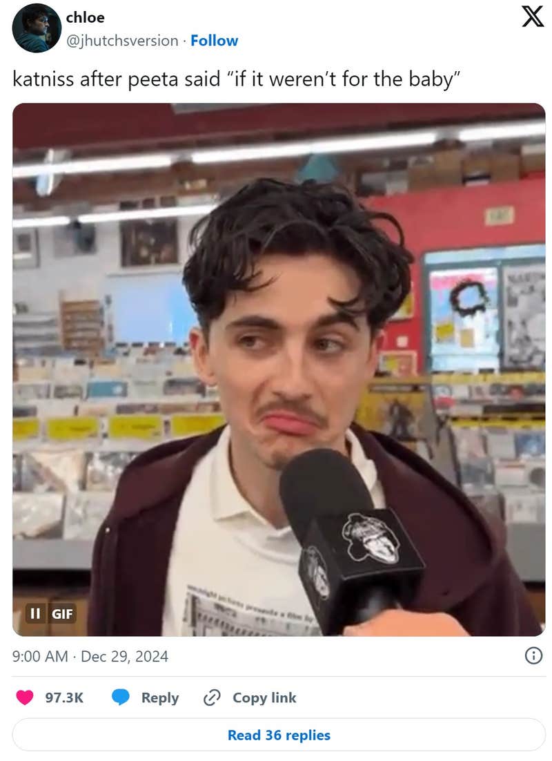 Timothée Chalamet Frowning Becomes A Reaction Meme After Nardwuar Interview