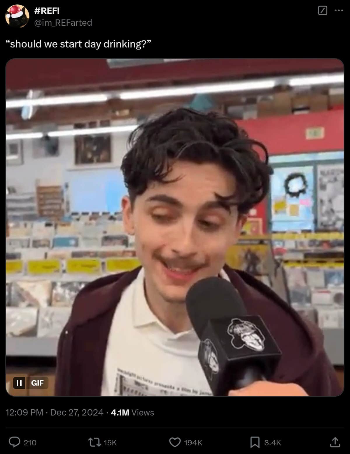 Timothée Chalamet Frowning Becomes A Reaction Meme After Nardwuar Interview