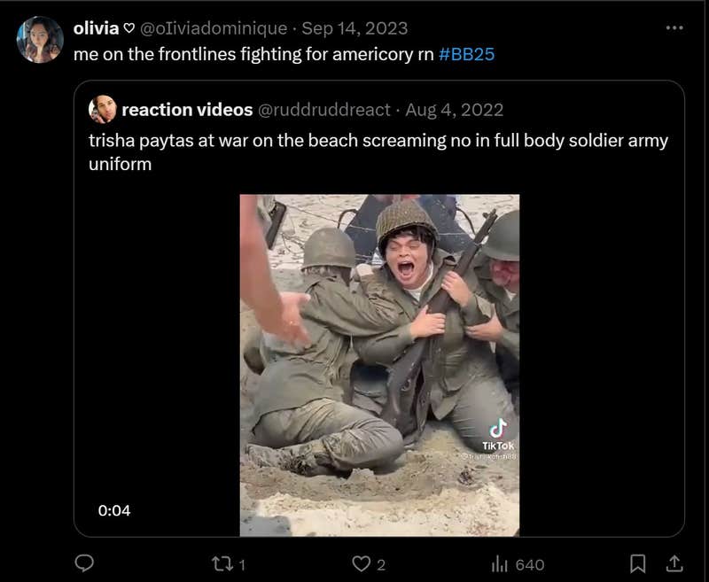 The Trisha Paytas War Meme has everyone screaming