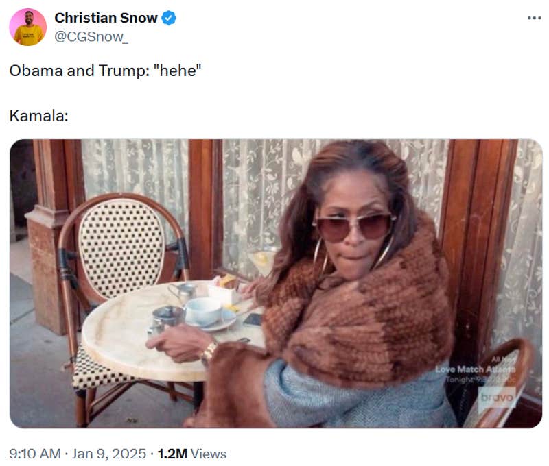 Trump And Obama Seen Laughing At Jimmy Carter’s Funeral—Cue The Memes