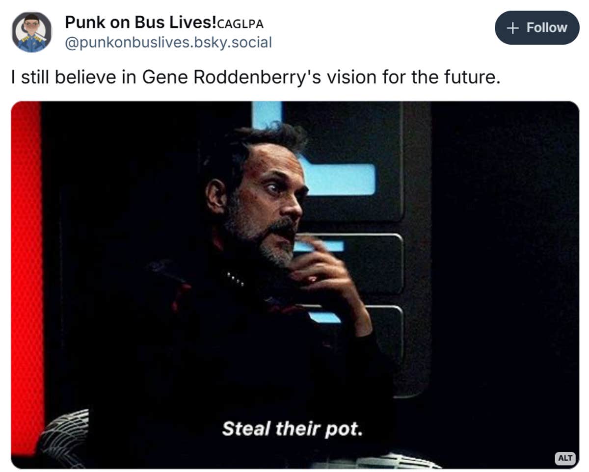 'I still believe in Gene Roddenberry’s vision': Star Trek’s utopian ...