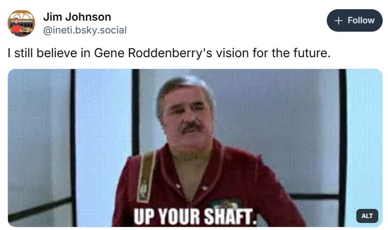 'I still believe in Gene Roddenberry’s vision': Star Trek’s utopian ...