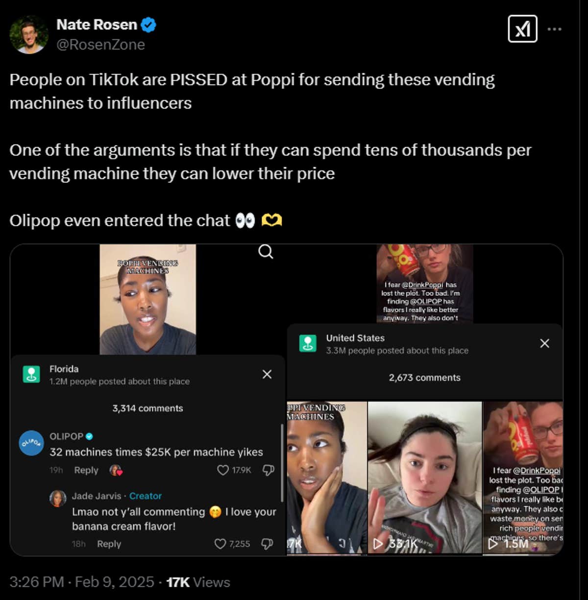 Poppi's $25K soda vending machine campaign backfires