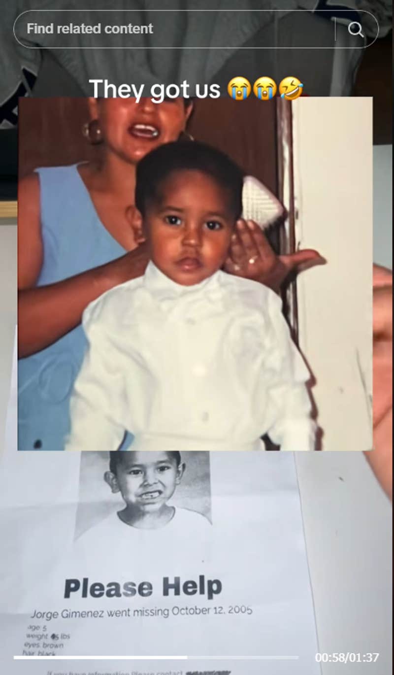 TikToker Adrian Peru's discovery of his own missing child poster sparks ...