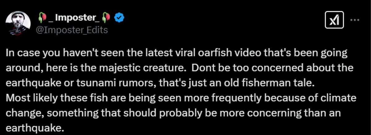 'Doomsday Fish' resurfaces in Mexico—why is it a bad omen?