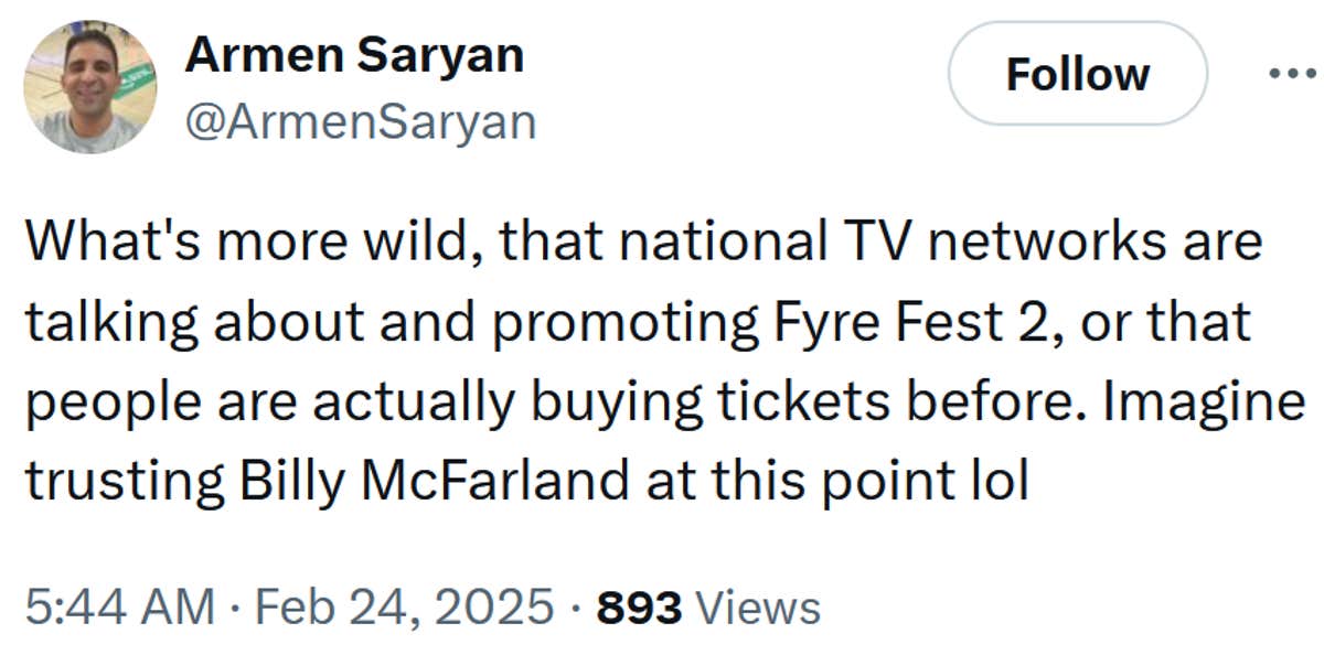 Fyre Festival 2 Is Happening, Grab The Popcorn