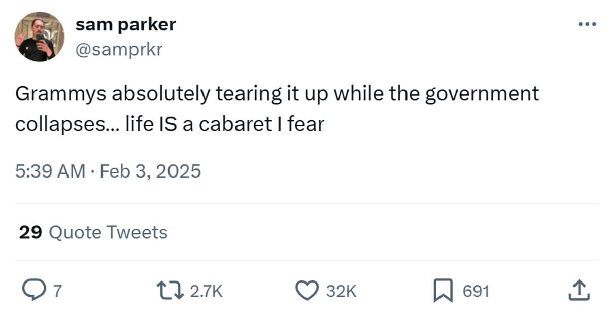 35 of the funniest Grammys Memes, 2025 edition