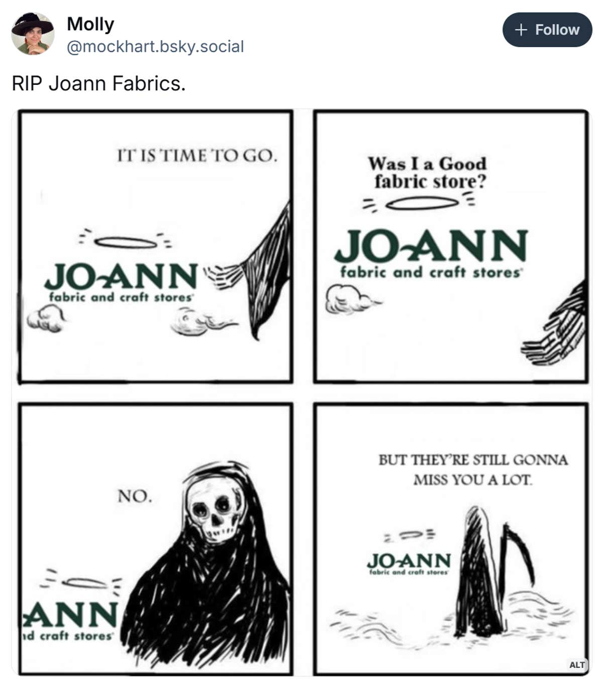 28 memes and reactions to Joann Fabrics closing its stores