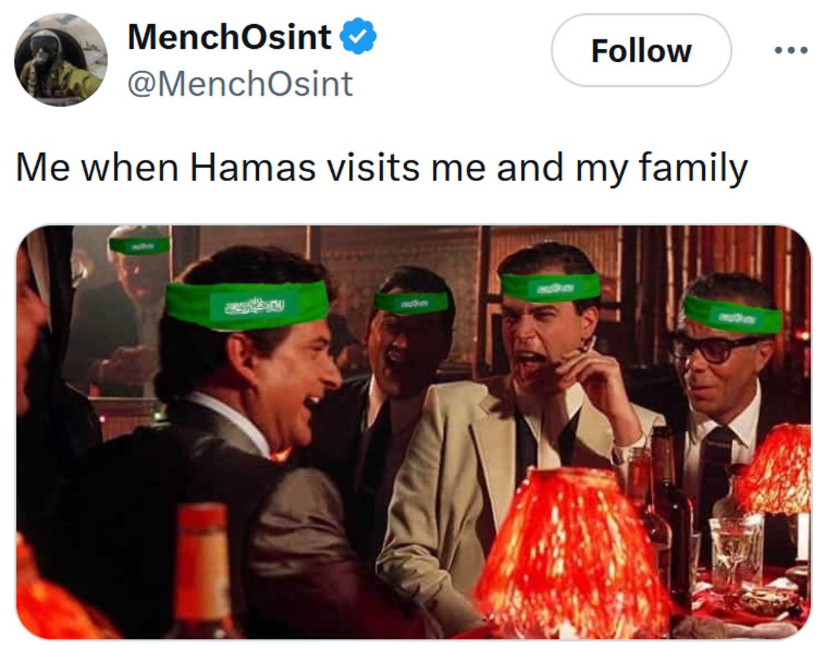 'Me when Hamas visits me and my family': How a threatening tweet ...