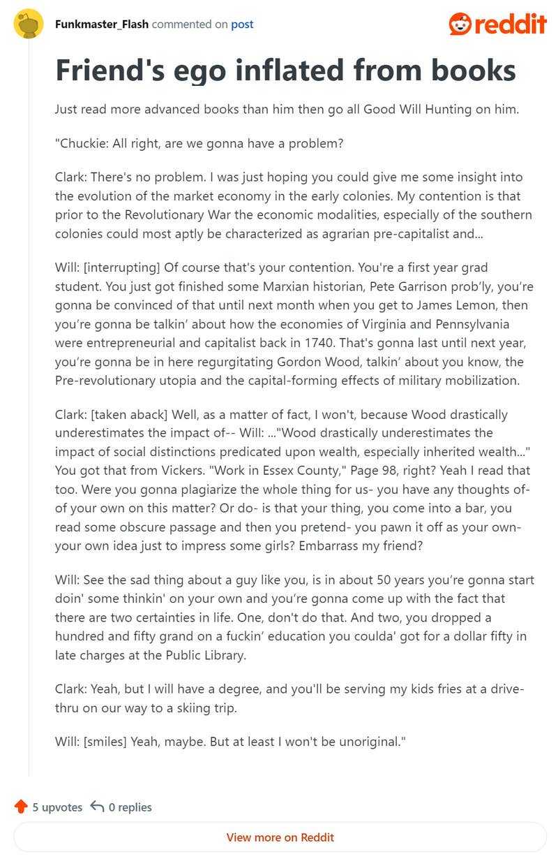 The Of Course That's Your Contention Meme, Explained