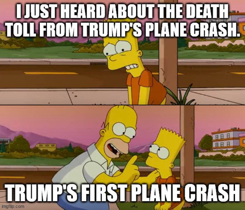 'Many plane crash, no egg': 20 darkly funny plane crash memes