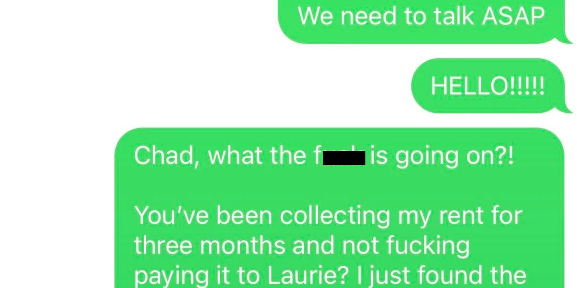 Roommate's Excuse For Stealing Rent Money Has Reddit Livid