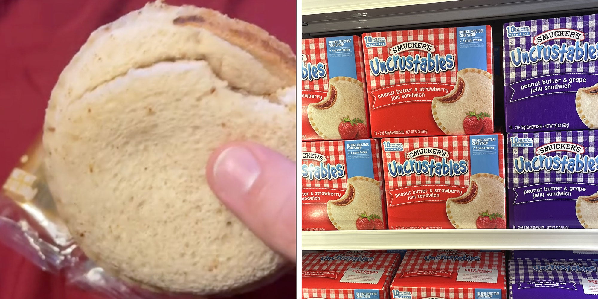 What To Do When an Uncrustables Has Crust?