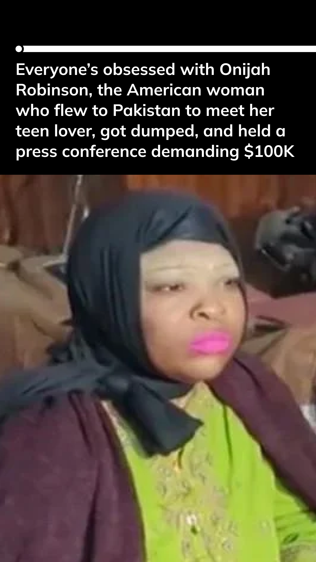 Here's Why The Internet Is Obsessed With Onijah Robinson's Trip To Pakistan