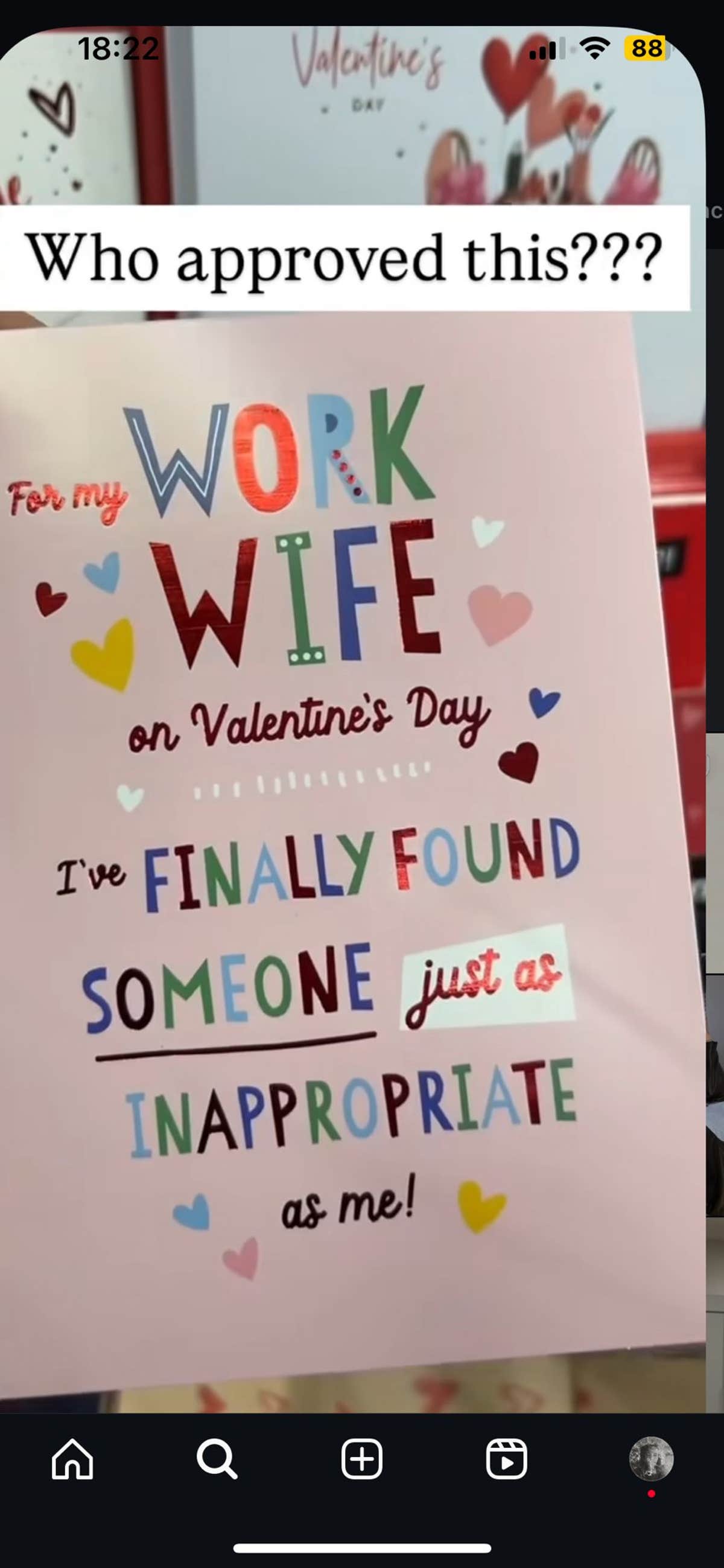 'Work wife' and 'work husband' Valentine's Day cards spark outrage