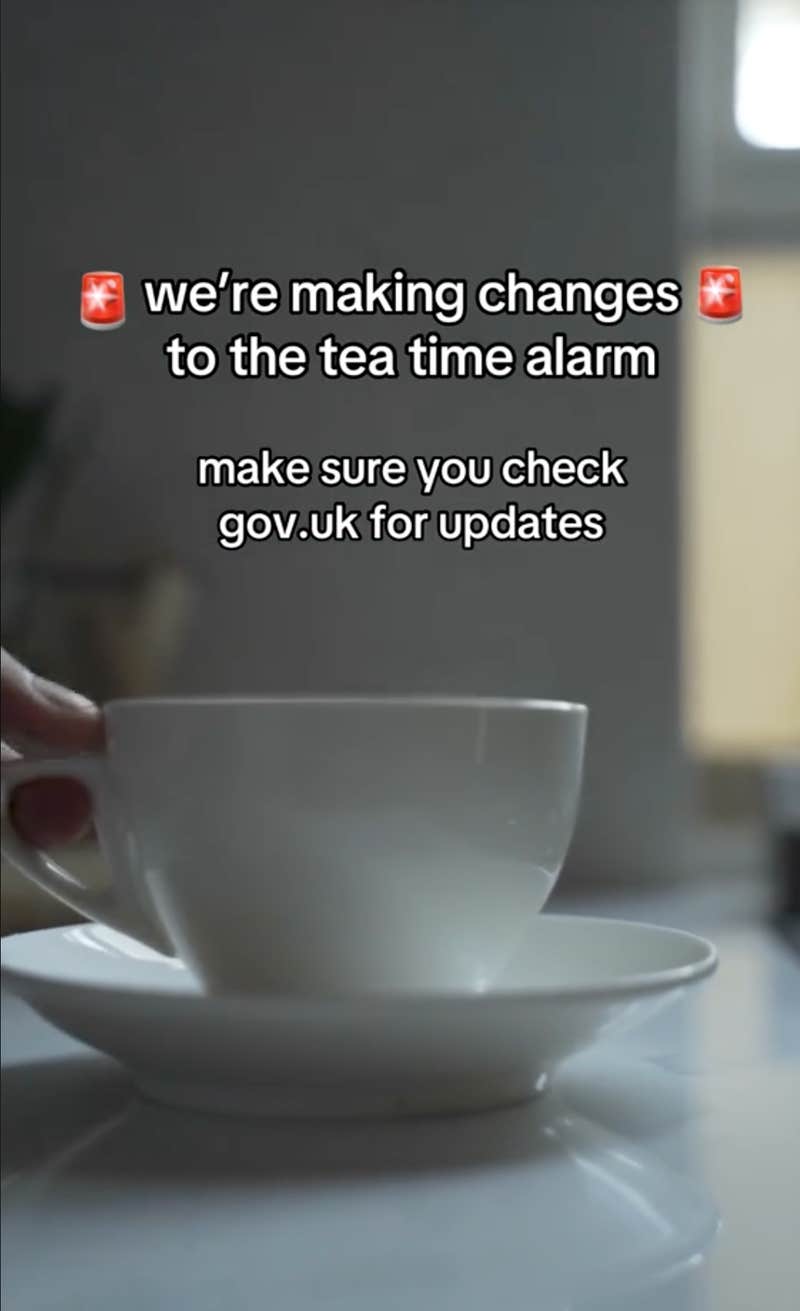 'British Tea Time Alarm' Is A Cheeky TikTok Joke Brits Are Playing