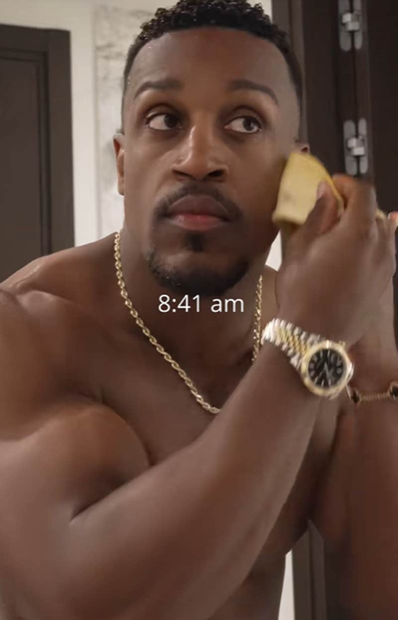 Fitness influencer Ashton Hall just posted a new morning routine ...