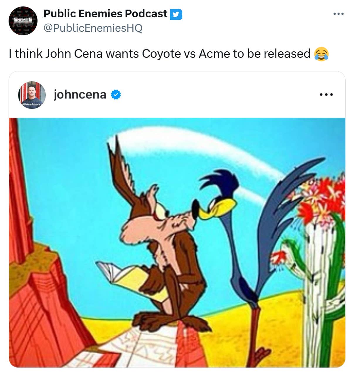 'Coyote vs. Acme' Movie Saved From Warner Bros.