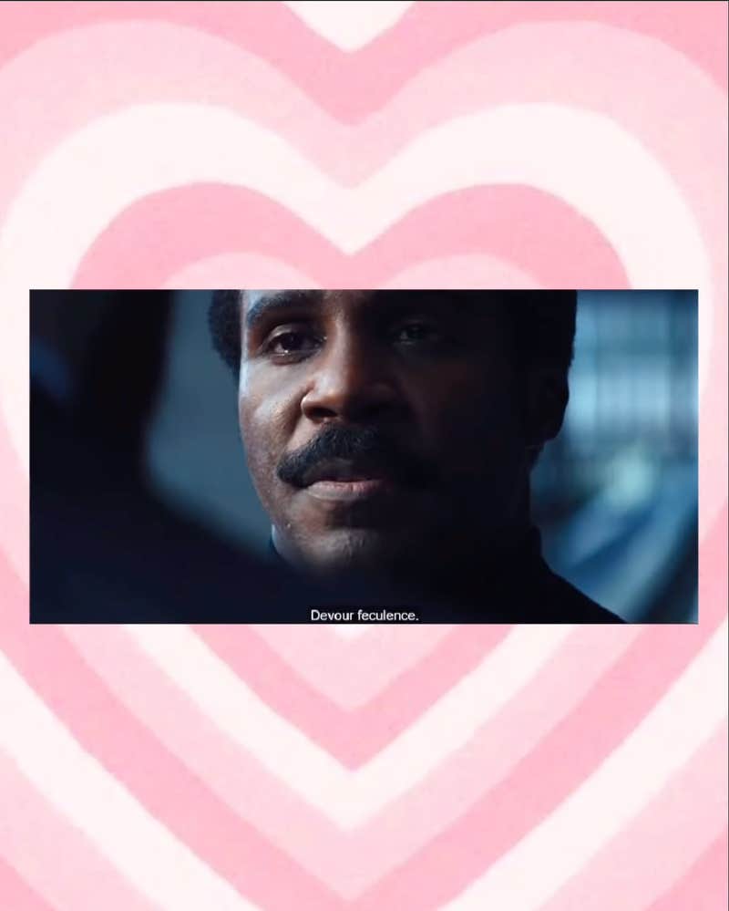 What does 'Devour Feculence' mean and why is it a meme?