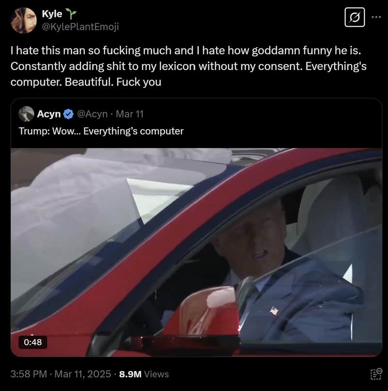 Everything's Computer: Trump Quote Becomes Catchphrase Meme