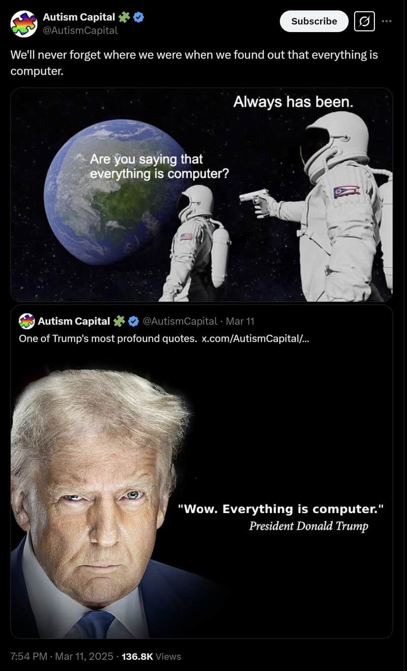 Everything's Computer: Trump Quote Becomes Catchphrase Meme