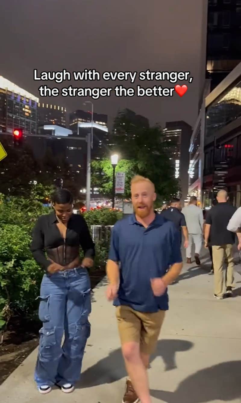 The 'Laugh With Every Stranger' trend has TikTok blissed out on pure joy